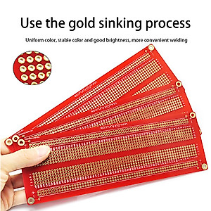 Gikfun Large Solder-able Breadboard Gold Plated Finish Proto Board PCB DIY Kit for Arduino GK1008