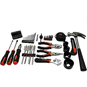 BLACK+DECKER 65 Piece Home Repair Tool Set with Tool Bag