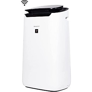 SHARP Smart Air Purifier. Alexa Compatible. Plasmacluster Ion Technology for Extra-Large Rooms. Odor & True HEPA Filters for Dust, Smoke, Pollen, & Pet Dander may last up-to 2 years each. FXJ80UW.