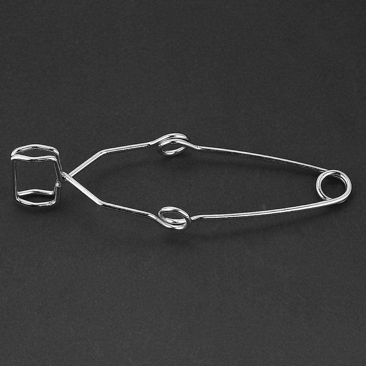 5pcs Spring Steel Test Tube Clip Clamp Labs with Finger Grips Laboratory Experiment Testing Holder Tool,14.5cm / 5.7inch