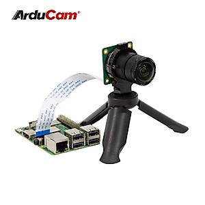 Arducam 120 Degree Ultra Wide Angle CS Lens for Raspberry Pi HQ Camera, 3.2mm Focal Length with Manual Focus