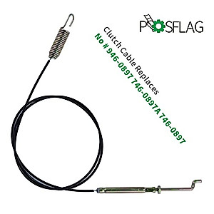 POSFLAG 946-0898 Drive Clutch Cable Replaces MTD 946-0898 Drive Cable 946-0898 Cable, MTD 746-0898 Cable, MTD 746-0898b, 946 0898, MTD Clutch Cable Auger MTD 946-0898, MTD SnowBlower 946-0898
