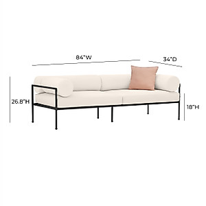 Tov Furniture Vera Cream Outdoor Sofa