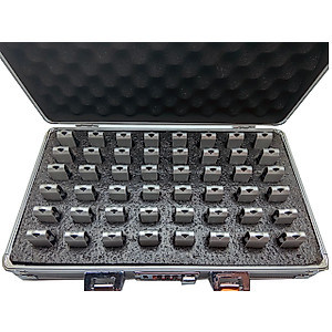 TECH STORE ON Flash USB Thumb Drive Holder Storage Organizer Case with Swivel Handle | Antistatic and Shockproof (aluminum, large, holds 48 USB slots)