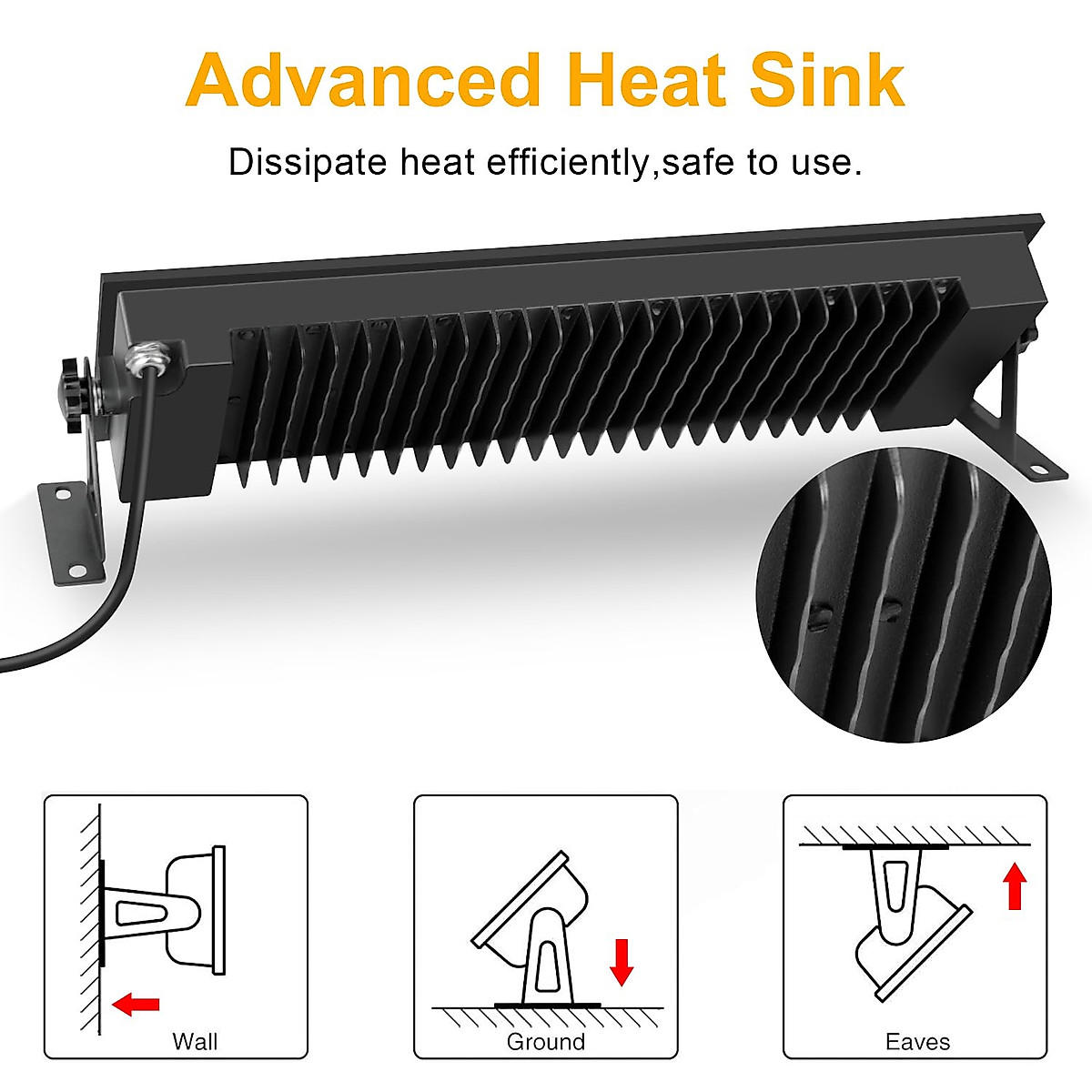 120W LED Shop Light for Garage 1000W Equiv, 10000lm LED Work Light, IP66 Waterproof Outdoor Flood Light Bar with Plug, 5000K Daylight White LED High Bay Light for Workshop Yard Garage Factory