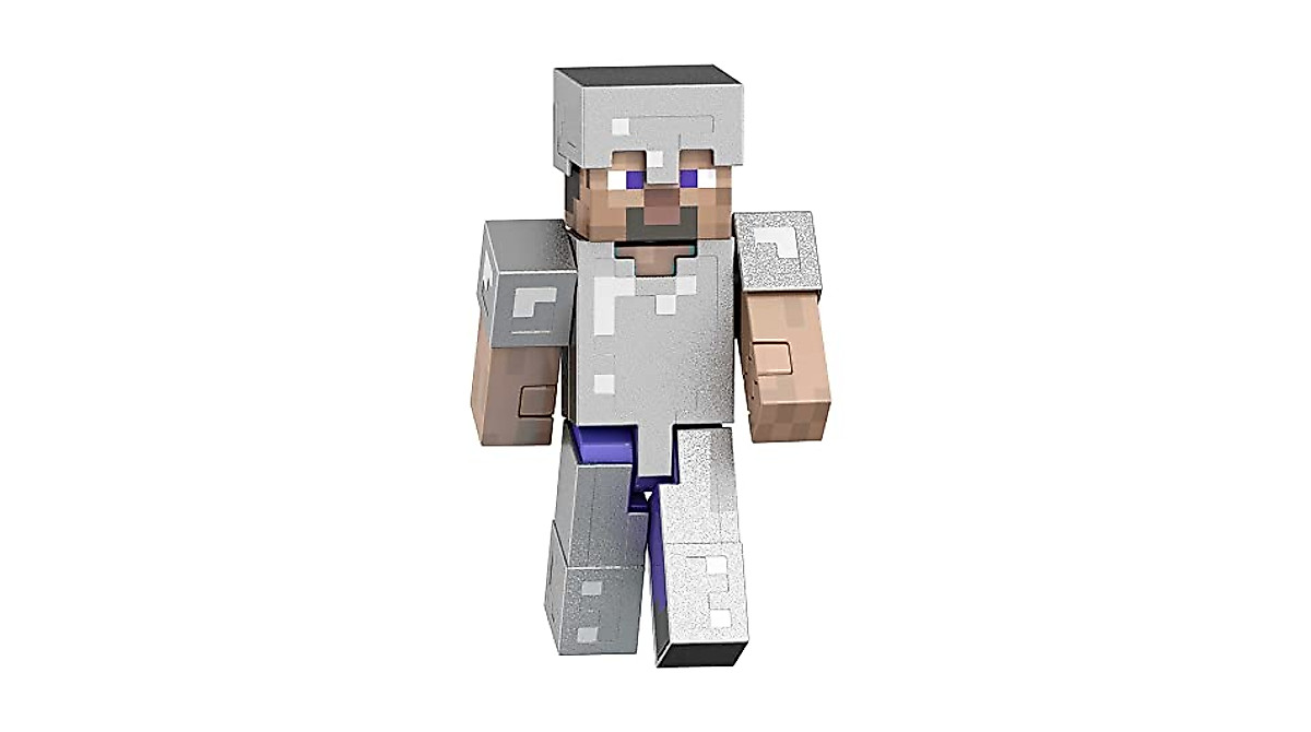 Minecraft Diamond Level Steve Action Figure - Collectible Toy for Adults