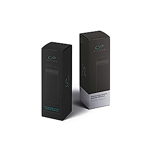 Hydr8 Rehydr8-Stainless Steel Water Bottle 17oz Thermos Coffee Flask Hydro Jug With Tea Infuser Stainless Steel Water Bottle w/ LED Temperature Display Stay Cold/Hot~24Hour-Black