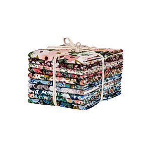 Garden Party Fat Quarter Bundle (10 Pieces) by Rifle Paper Co. for Cotton+Steel 18 x 21 inches (45.72 cm x 53.34 cm) Fabric cuts