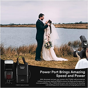 Godox TT685II-C TT685IIC Flash for Canon, 2.4G Wireless Canon Speedlight HSS 1/8000s GN60, TCM Instant Conversion, Quick-Release Lock, E-TTL Speedlite Compatible for Canon EOS Cameras