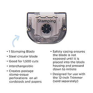 Creative Memories 12-inch Trimmer Stamping Blade (works with 12-inch Trimmer)