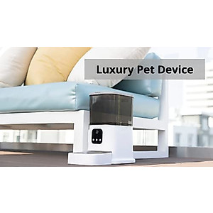 Pawpook Premium Automatic Dog/Cat Feeder 6L WiFi Smart Feeder / 1080p Camera for Cats & Dogs/Food Dispenser/iOS Android Compatible / 2.4GHz Wi-Fi Enabled/Scheduled Feeding/Video Recording