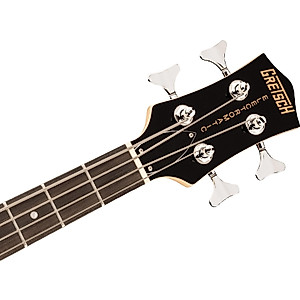 Gretsch G2220 Electromatic Junior Jet Bass II Short-Scale 4-String Right-Handed Guitar with Basswood Body (Shell Pink)