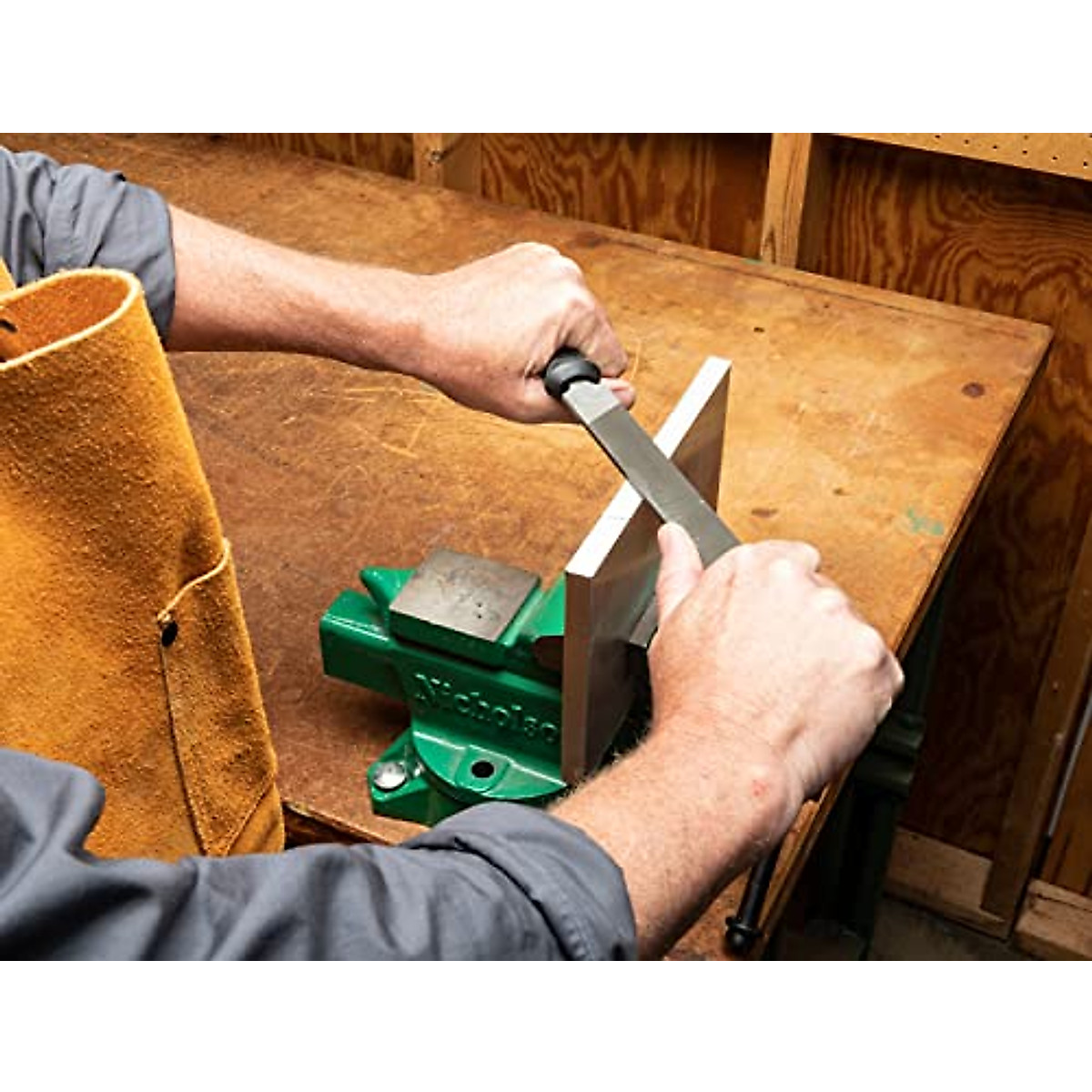 Nicholson Crescent 5 Pc General Purpose File Set with Ergonomic Handles - 22040HNNN