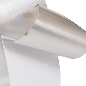 ALIUM 3 Inch (28YD) Aluminum Foil Duct Tape Heavy Duty, Very Sticky, Easy to Manipulate, 3.9 Mil Thick Silver Tape Weather Resistant for Indoor Outdoor Use, Heat Resistant HVAC Tape, Waterproof