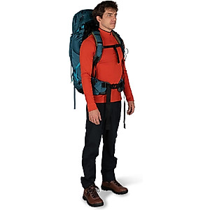 Osprey Atmos AG 65 Men's Backpacking Backpack, Black, Small/Medium