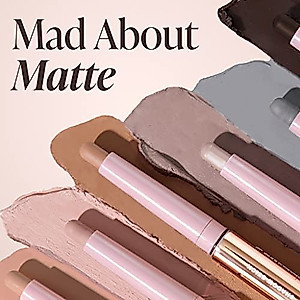 Mally Beauty Evercolor Eyeshadow Stick - Steel Matte - Waterproof and Crease-Proof Formula - Easy-to-Apply Buildable Color - Cream Shadow Stick