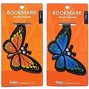 Horse Bookmarks (Clip-over-the-page) Set of 2 - Assorted colors