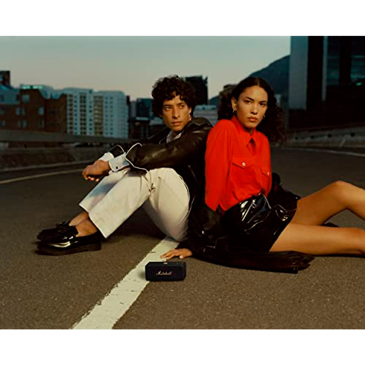 Marshall Emberton Bluetooth Portable Speaker - Black & Brass