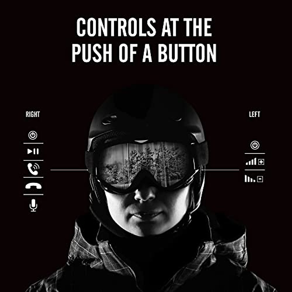 Outdoor Tech Chips Ultra 2.0 - Universal Helmet Audio - Premium Helmet Bluetooth Headset - True Wireless Snow Helmet Audio - Easy Touch Controls, Compatible with Google Assistant and Siri