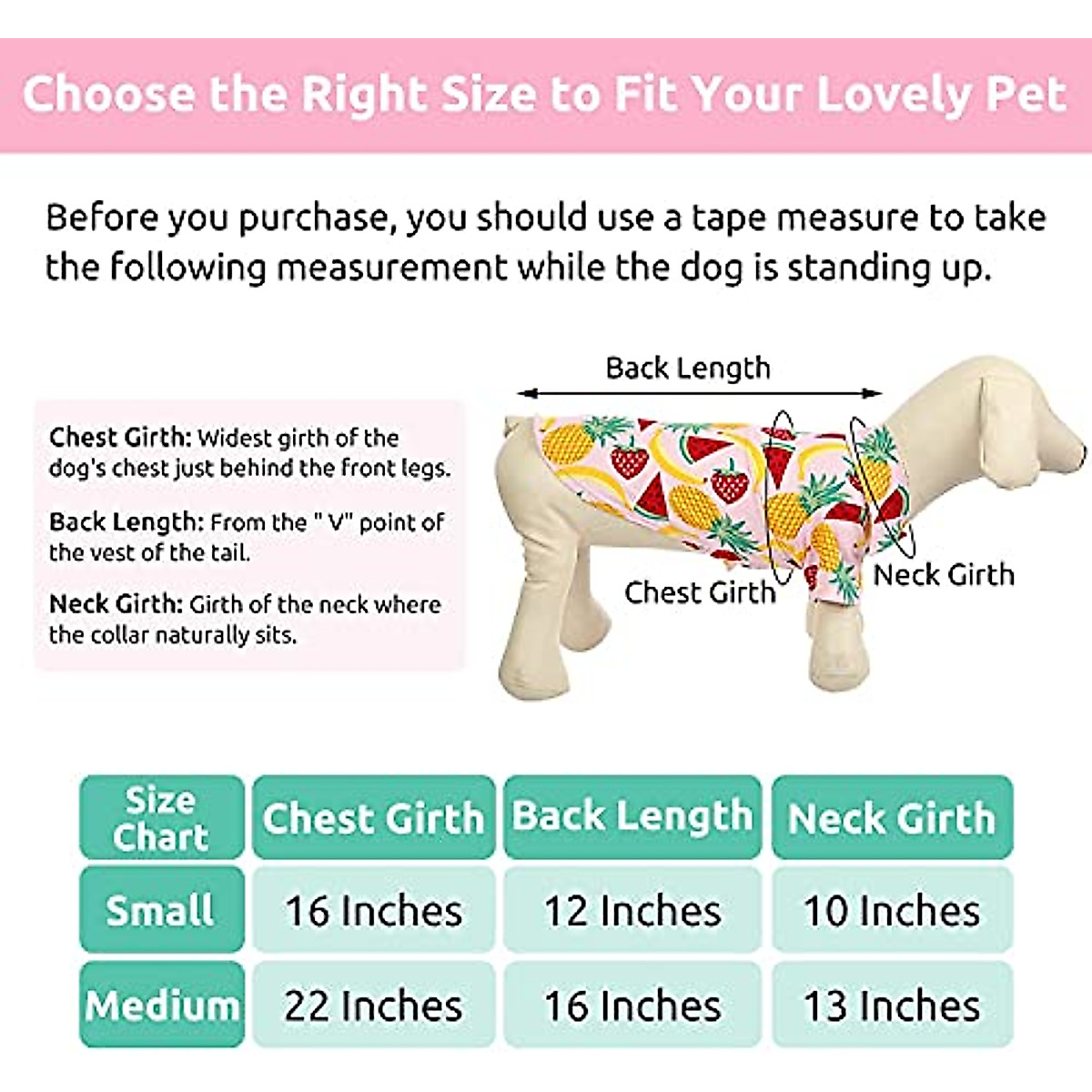 ASENKU 2 Pack Dog Hawaiian Shirt Dog Summer Clothes Cool Dog Polo T-Shirts Floral Dog Vest Short Sleeve Pet Apparel with Printed Coconut Tree and Fruits for Small to Medium Puppy Dogs Cats (Medium)