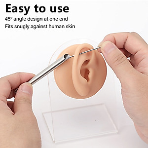 soobu Receiving Tubes, Accessory Holding Piercing Tool 5pcs Independent Packaging for Nose (7mm)