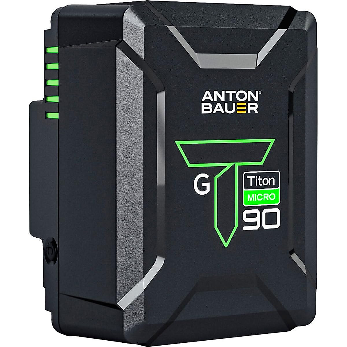 Anton Bauer 2X Titon Micro 90 14.4V 98Wh Gold Mount Batteries, Bundle GM2 Dual Charger
