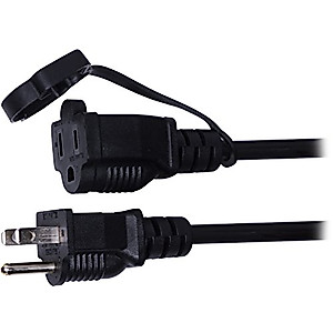 Enbrighten Premium Warm White String Lights, 48ft Black Cord, 24 Shatterproof Acrylic Bulbs, Weatherproof, Outdoor String Lights, 35631