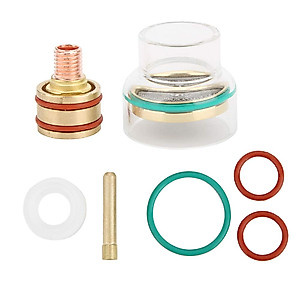 Welder The Rubber Torch 3.2Mm Tfm53Ncn Tig Welding Kit Tig Torch Welding Torch Glass Cup Collet for Wp9 Wp202.4Mm (1.6mm)