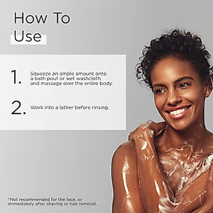 Glytone Exfoliating Body Wash with 8.8 Free Acid Value Glycolic Acid, Keratosis Pilaris, KP, Smooth Rough & Bumpy Skin, Chicken Skin, Oil-Free, Fragrance-Free, 6.7 Fl Oz