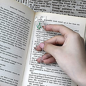 Custom Birth Flower Name Bookmark, Colorful Birthday Flower Stainless Steel Bookmarks, Cutting 3D Names, Women Birthday Commemorative Gifts