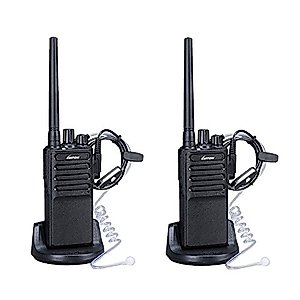 Walkie Talkies Voice Scrambler with Earpiece for Adults Outdoor CS Hiking Hunting Travelling Long Distance 2 Way Radios by Luiton (2 Packs)