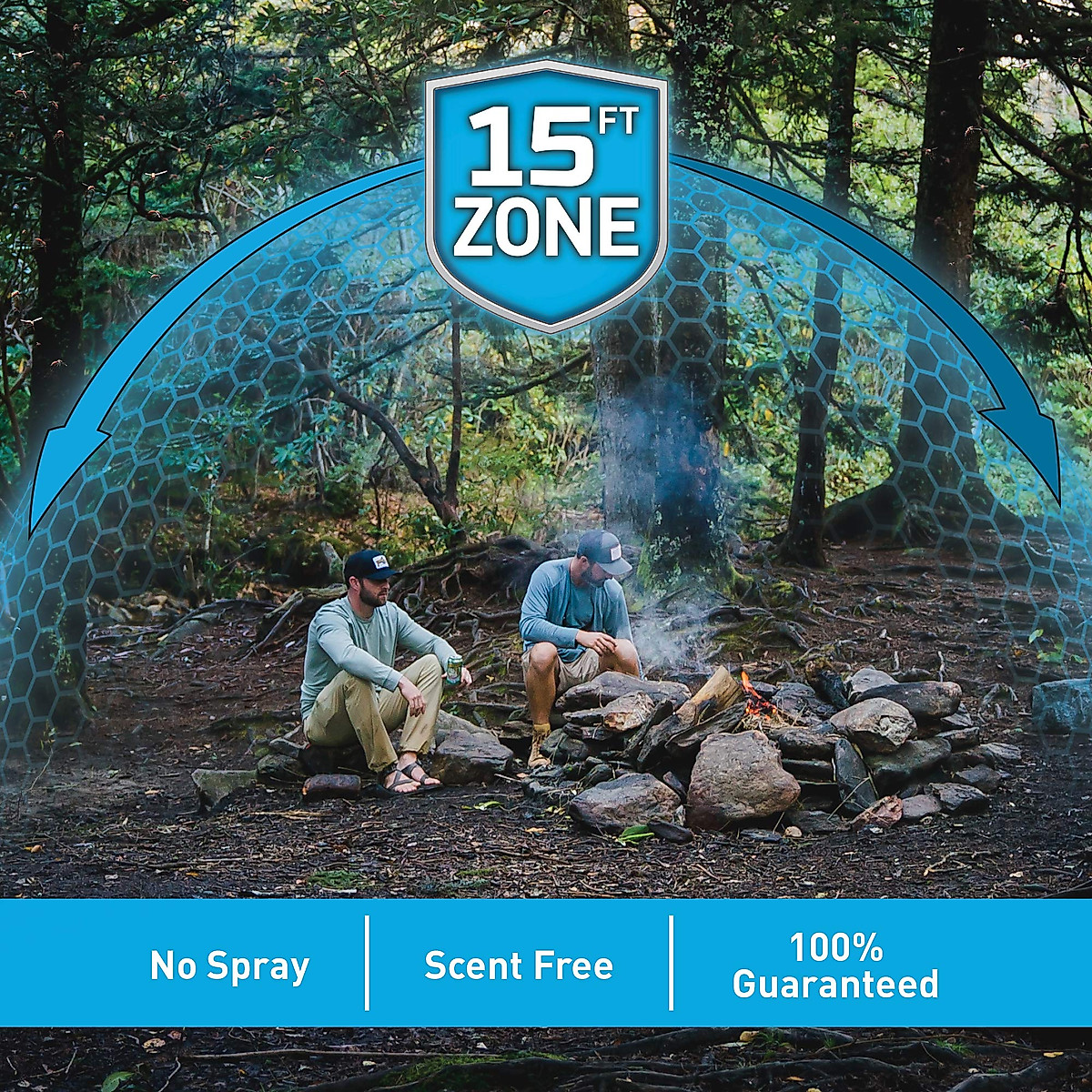 Thermacell All-Purpose Swivel Light; Clips on to Hats, Belts, Outdoor Gear or Any Thermacell Portable Mosquito Repeller; 15-ft Beam of White or Green Light; 30 Hours Battery Life; LED, Battery-Powered