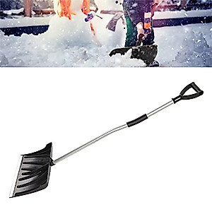 Garden Snow Shovel, 17.7in Width Wide Snow Shovel Large Capacity for Garage