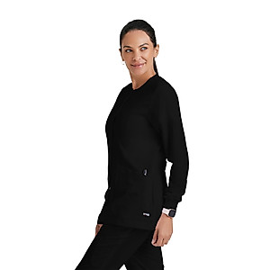 BARCO 4450 Women's Junior 4 Pkt Round Warm Up (Black, Large)