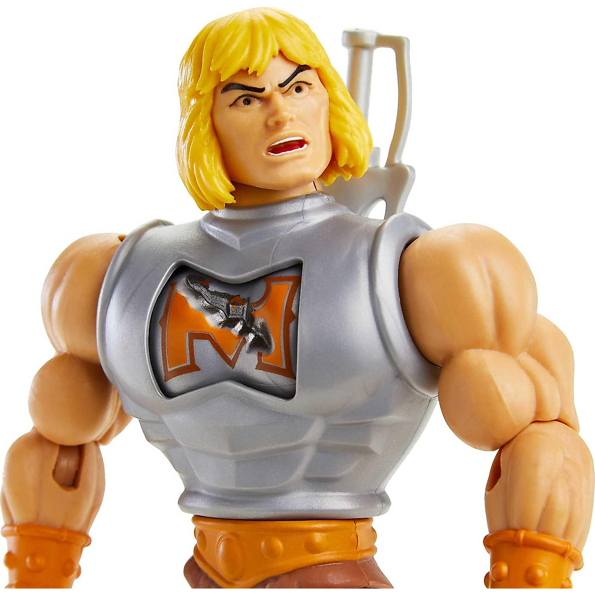 Mattel Masters of the Universe Origins Action Figure & Accessories Set, Battle Armor He-Man 5.5-inch Collectible Toy with Mini-Comic
