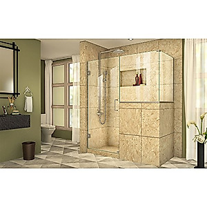 DreamLine SHEN-2429303630-04 Shower Enclosure, 59" W x 30 3/8" D, Brushed Nickel