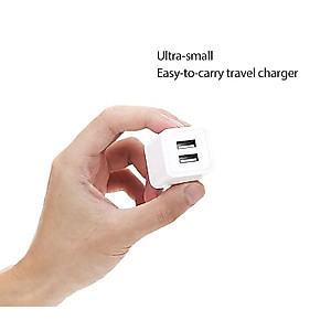 Quick Charge 3.0 Ylishi 10W USB Wall Charger Block Fast USB Wall Plug Compatible Phone 13/13 Mini/13 Pro/13 Pro Max/12 Pro Max SE (White)