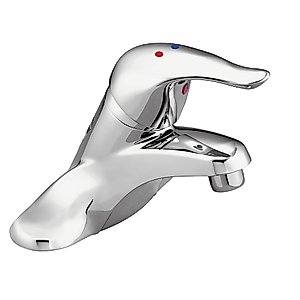 Moen Chateau Chrome Single Handle Bathroom Faucet Without Drain Assembly, L4605