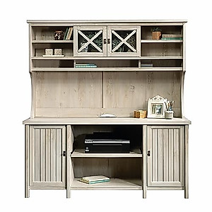 Sauder Costa Large Hutch, Chalked Chestnut finish