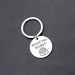 FAADBUK Video Game Inspired Big Daddy Gift Game Keychain Would You Kindly video Game Gift (Would You Kindly)