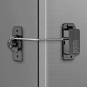 TOASAM Black Combination Lock - Effortless Access Control, Advanced Locking Mechanism, Customizable Security Codes, Childproofing, Versatile Application