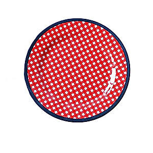 KOWMcp Dinner Plates Household Round Dinner Plate Dessert Fruit Food Storage Tray (Color : Red)
