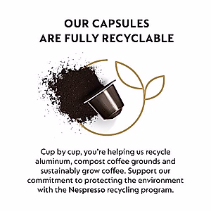 Nespresso Capsules OriginalLine, Roma Intenso, Medium Roast Coffee, 50 Count Coffee Pods, Brews 1.35oz (ORIGINAL LINE ONLY)