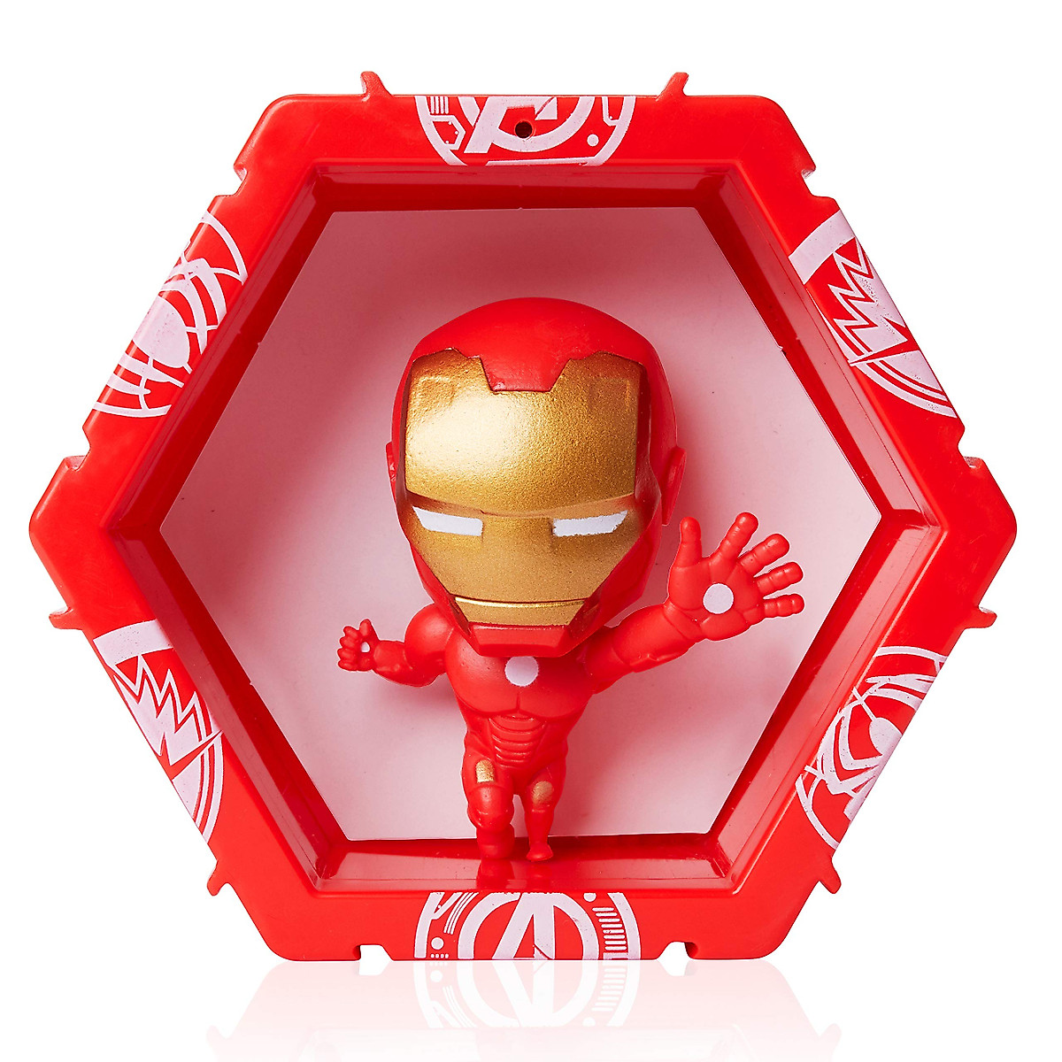 WOW! PODS Avengers Collection - Ironman | Superhero Light-Up Bobble-Head Figure | Official Marvel Collectable Toys & Gifts