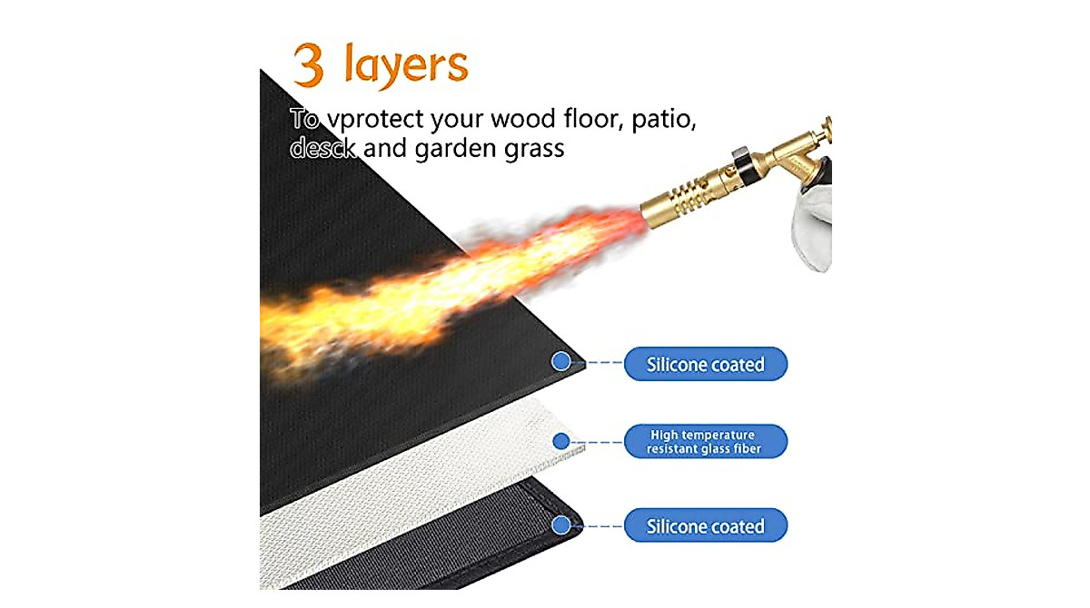 Sunerve Large Under Grill Mats, Grease matt under grill, 48*30 Inch ...