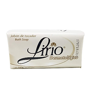 Lirio Dermatologico Bar Soap. Glycerin Enriched Antibacterial Soap. For Daily Use. Suitable for all Skin Types. 5.3 Oz. Pack of 6
