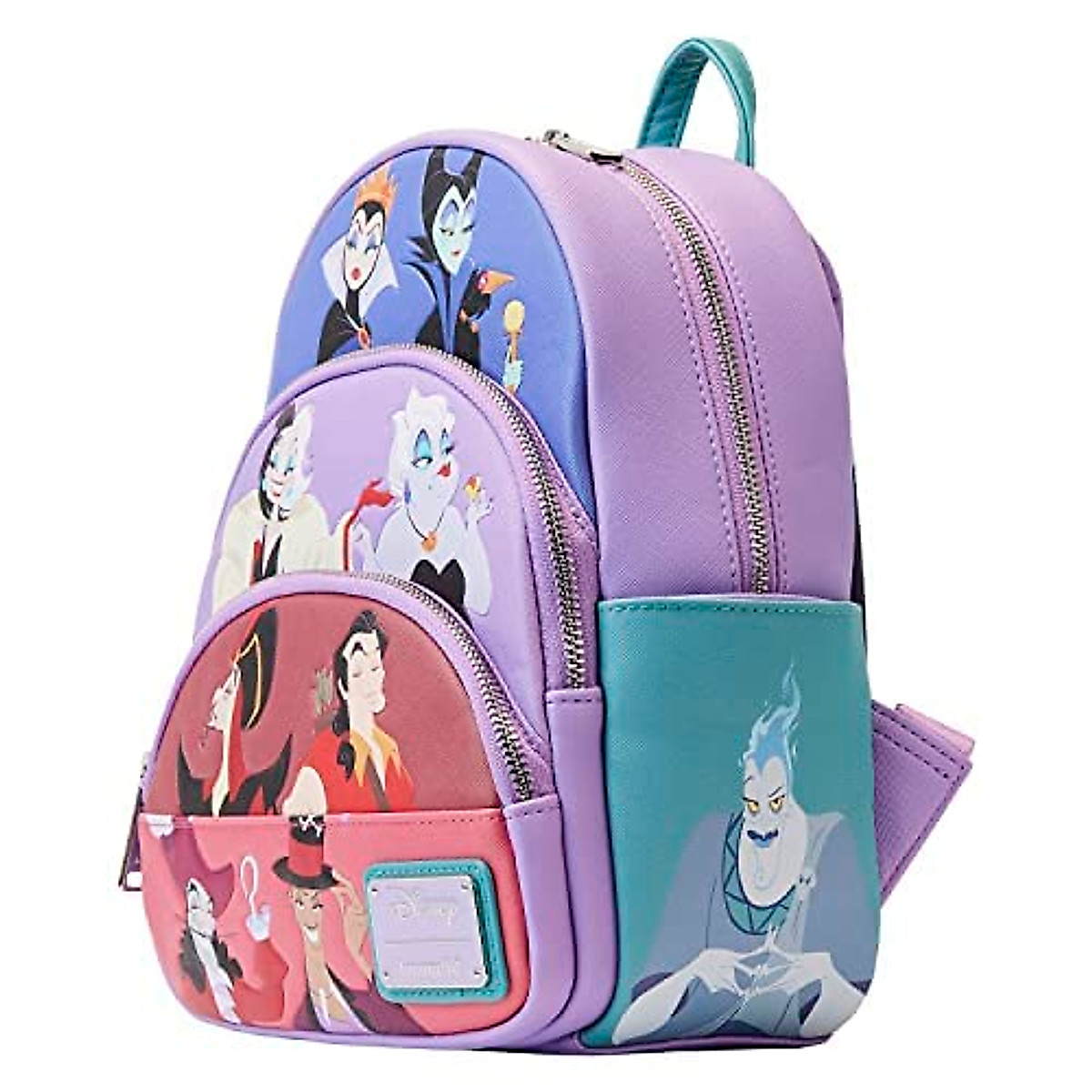 Loungefly Disney sac à dos Villains Color Block Triple Pocket