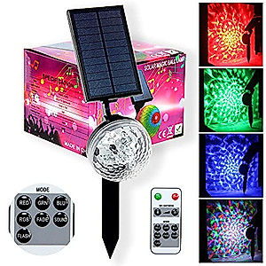 LED CONCEPT Solar Pathway Light RGB Outdoor, Solar Colorful Garden Lights, Waterproof Solar Powered Landscape Light for Walkway, Garden, Patio, Lawn, Yard(LC-Pathway Light-01)
