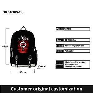 WZSMHFT Cult Of The Lamb Merch Women Men Multipurpose Bag Cosplay Backpack Casual Fashion Daypack (Backpack 1)