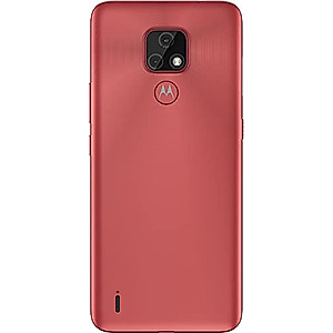 Motorola Moto E7 Dual-SIM 32GB (GSM Only | No CDMA) Factory Unlocked 4G/LTE Smartphone (Satin Coral) - International Version